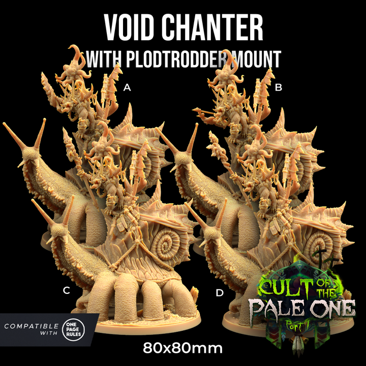 3D Printable Void Chanter | PRESUPPORTED | Cult of the Pale One Pt. I by The Dragon Trappers Lodge